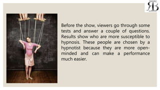 5 Facts About Hypnotizing Shows You've Never Known | PPT