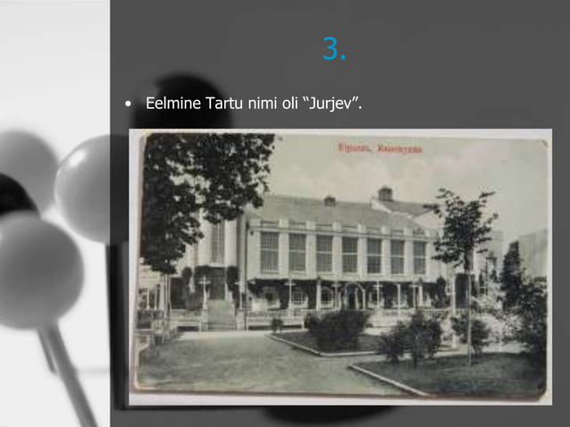 5 fakti Tartu linnast | PPTX