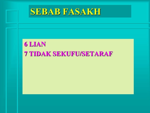fasakh | PPT