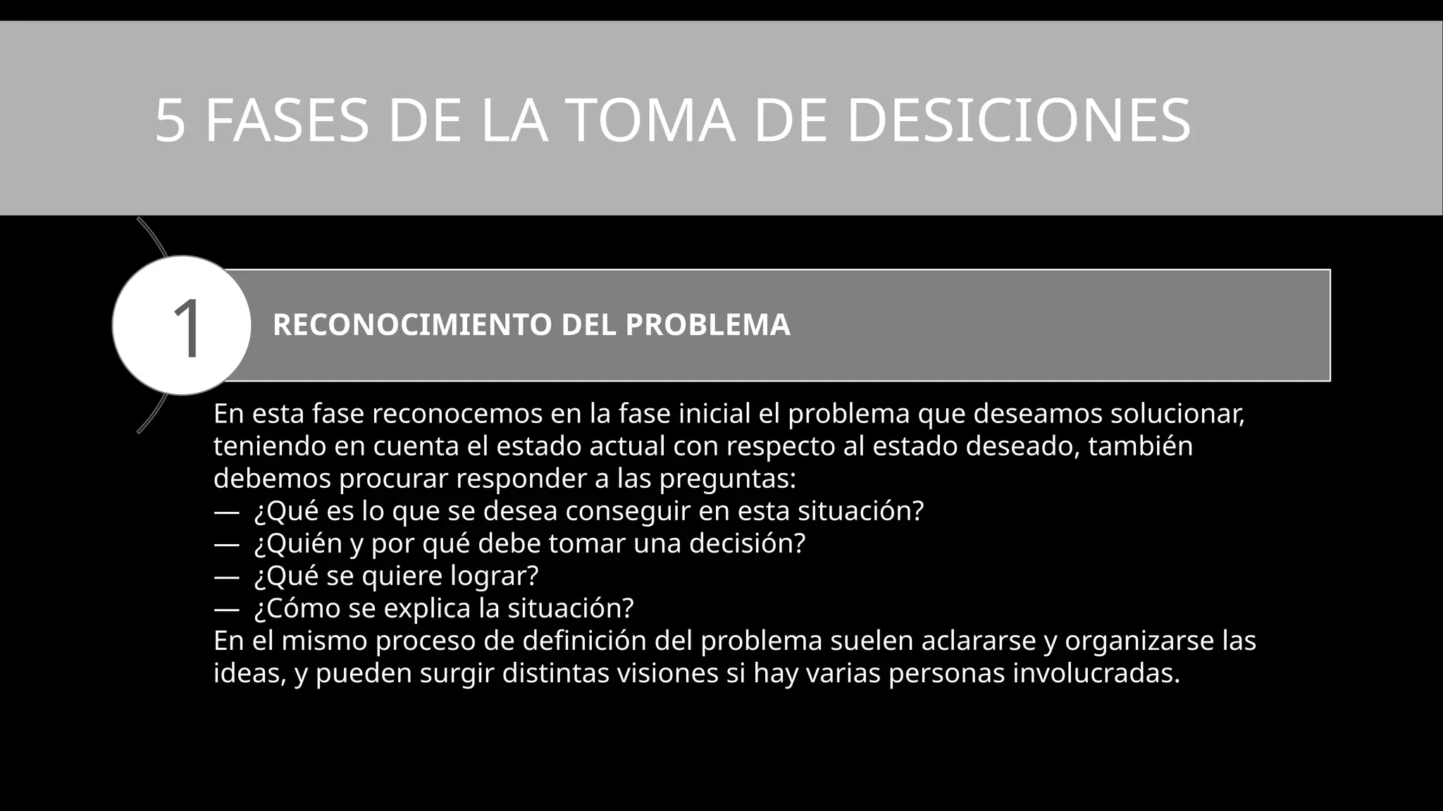 5fases en la toma de decisiones economia y negociacion | PPTX