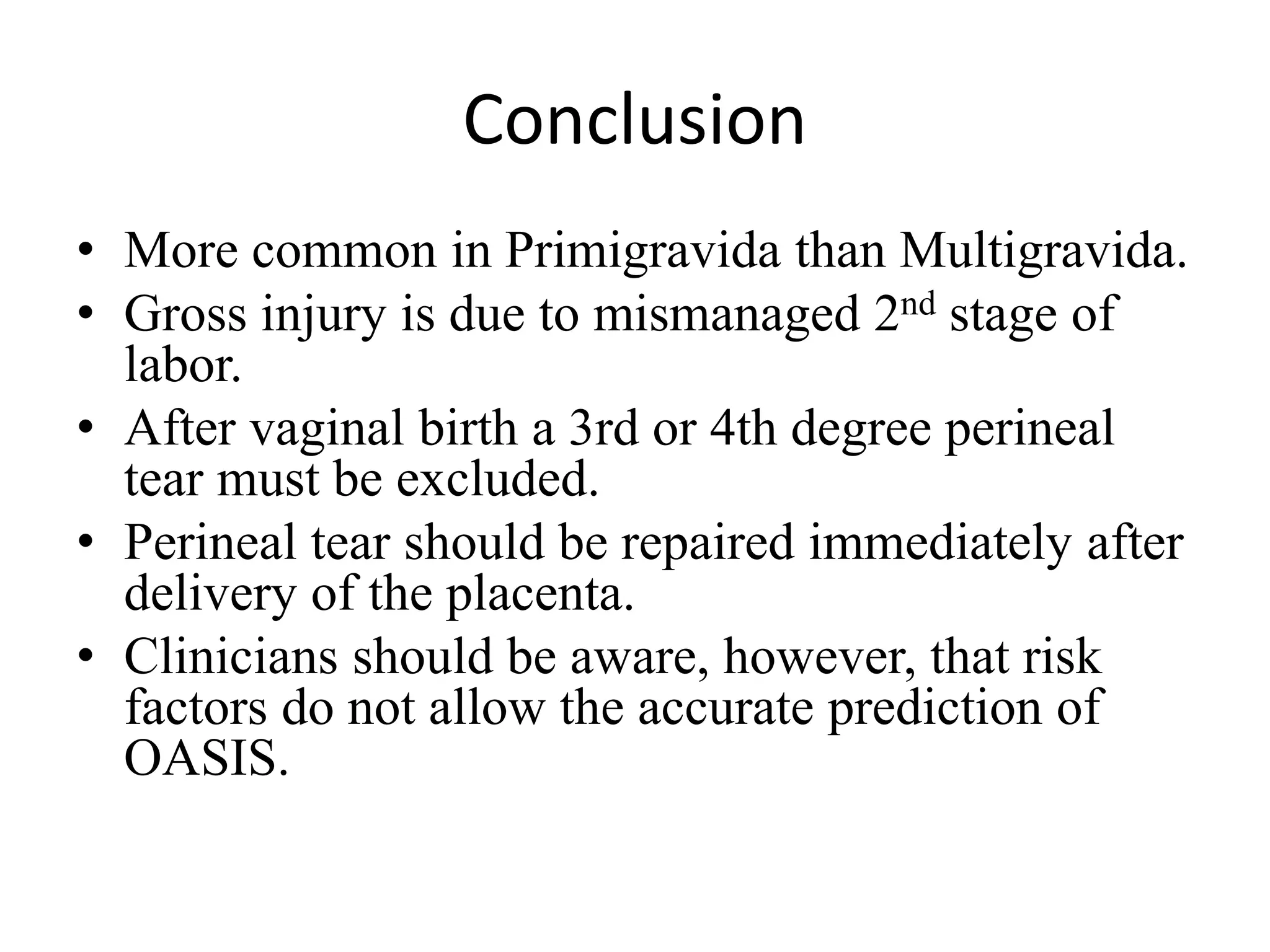 presentaion on perineal tear | PPTX