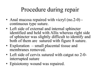 presentaion on perineal tear | PPTX