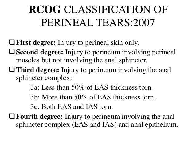 presentaion on perineal tear