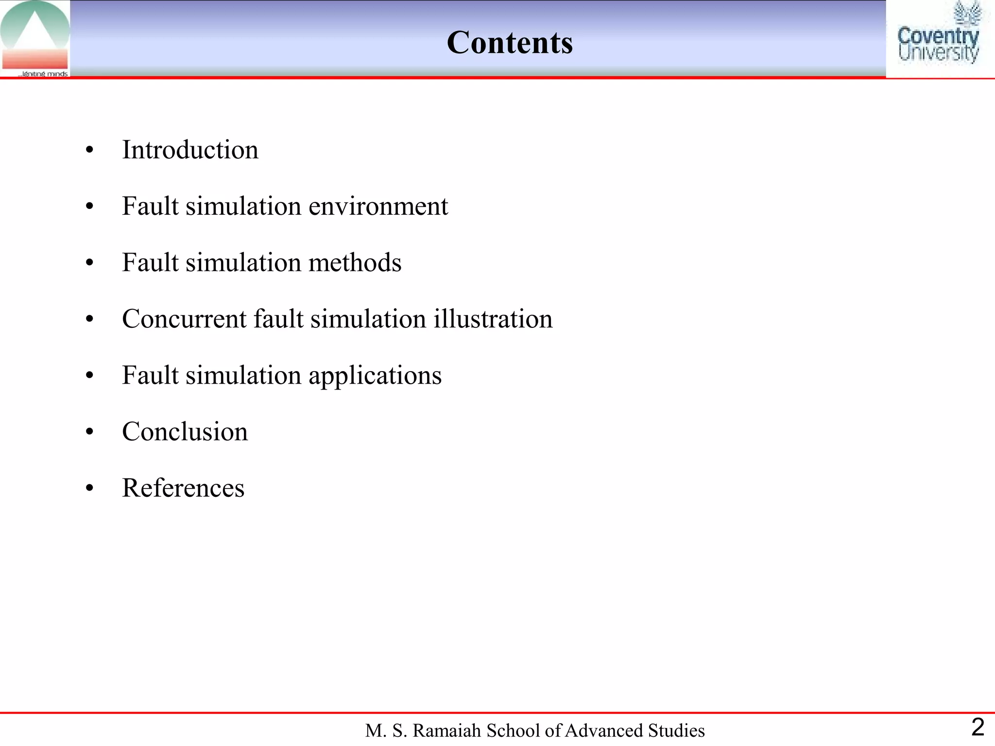 Fault Simulation Application And Methods Pdf Computer Software And Applications Computing