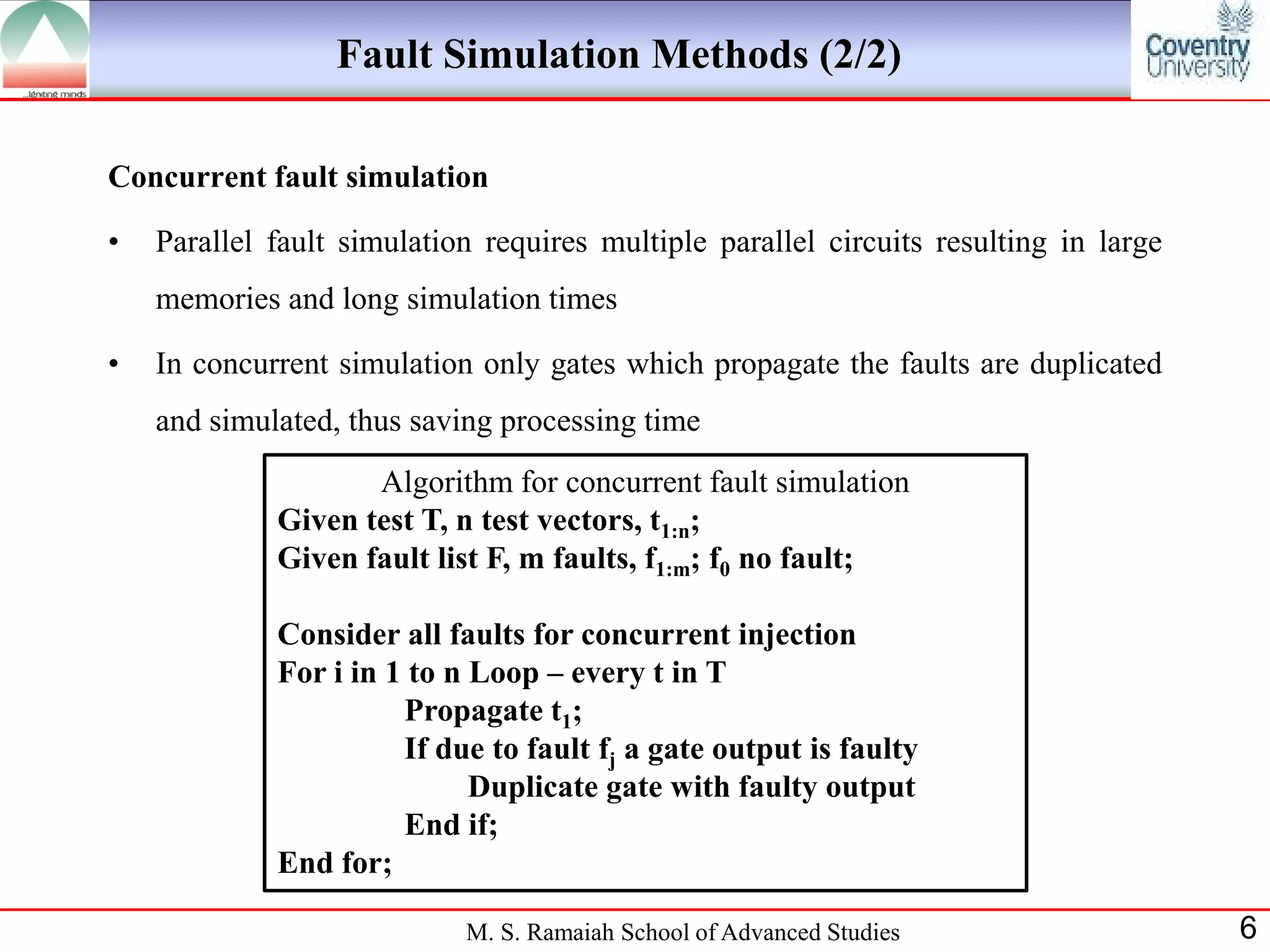 Fault Simulation Application And Methods Pdf Computer Software And Applications Computing