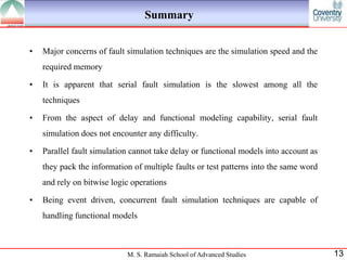 Fault simulation – application and methods | PDF