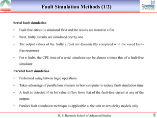 Fault simulation – application and methods | PDF
