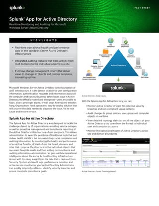 splunk-for-active-directory | PDF