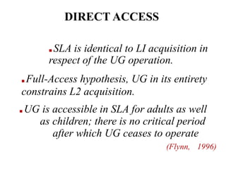 universal grammar | PPT