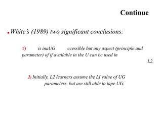 universal grammar | PPT