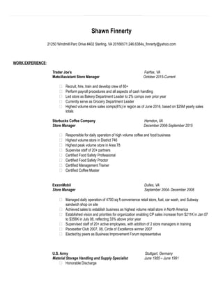Shawn's resume | PDF