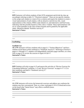 Laborer's Union Scaffolding Curriculum | DOC