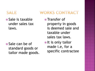 Evolution of Works Contract under VAT and Service | PPTX