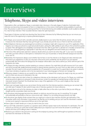 Essex_Interview_Pack | PDF | Resume Writing and Advice | Job Search