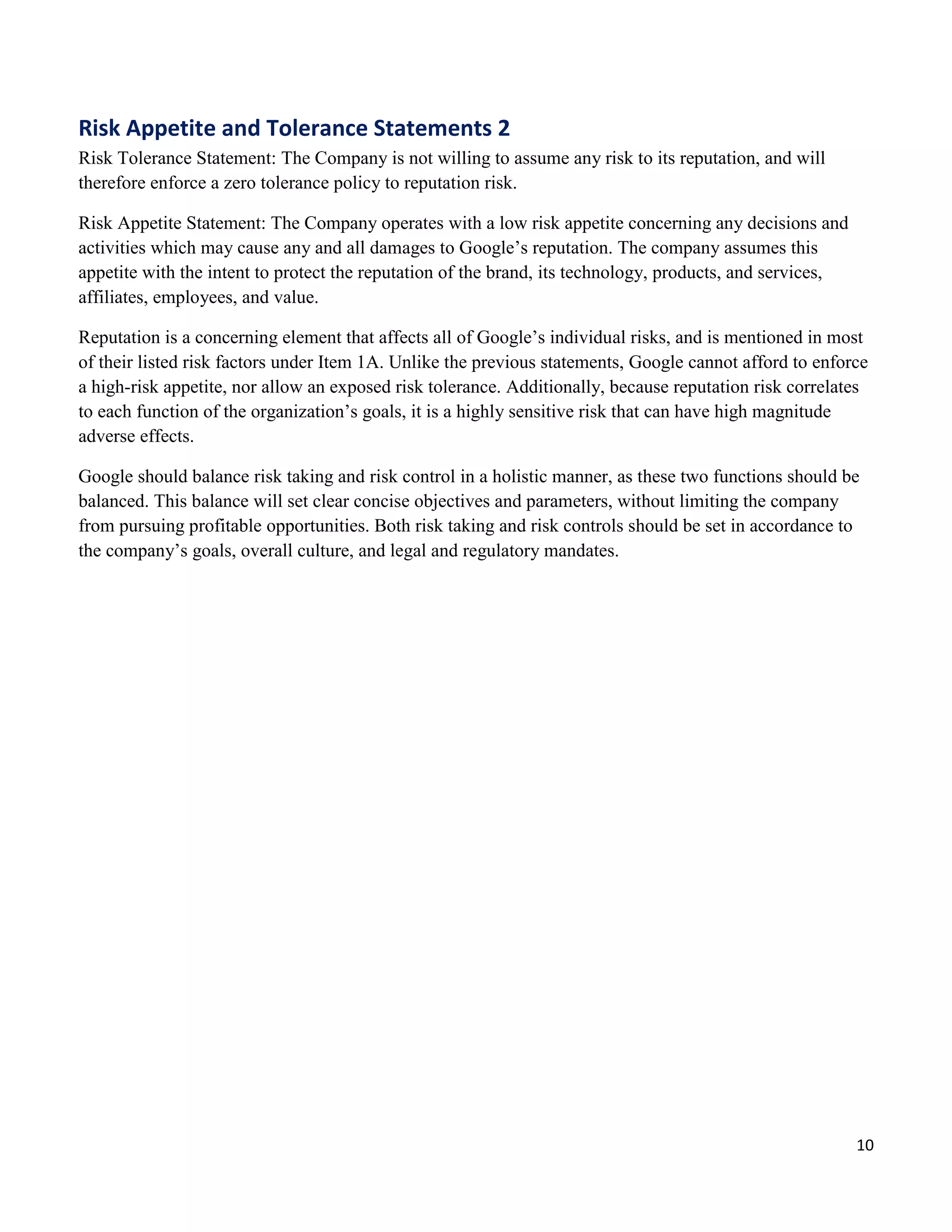 Google–Risk Assessment Tools | PDF