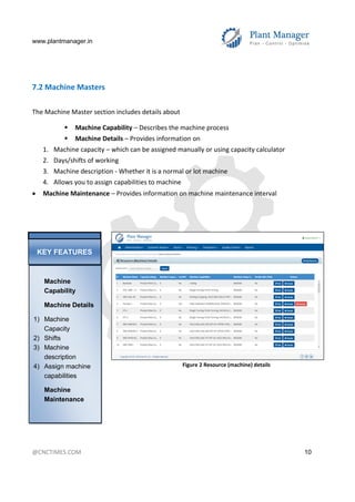 Plant Manager Reference document | PDF