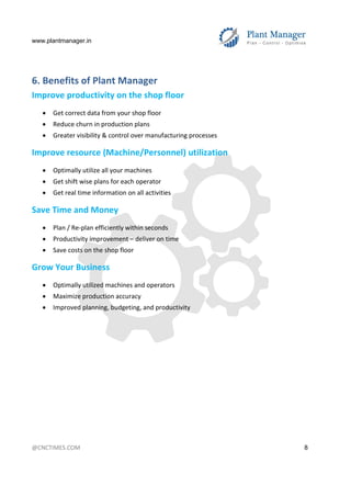 Plant Manager Reference document | PDF