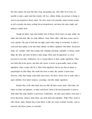 Food Project Essay | PDF