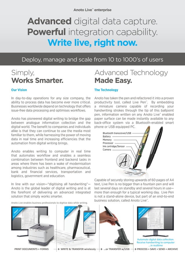 Anoto Solution Overview | PDF