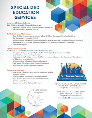 FCS Specialized Education Services Sheet | PDF
