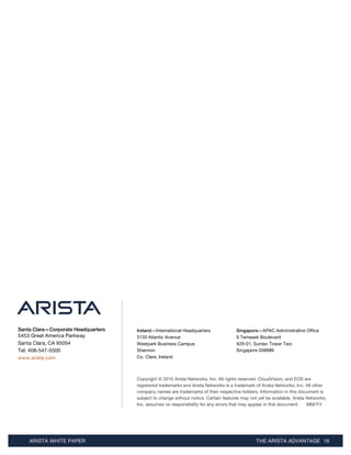 Arista_Advantage | PDF
