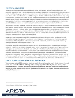 Arista_Advantage | PDF