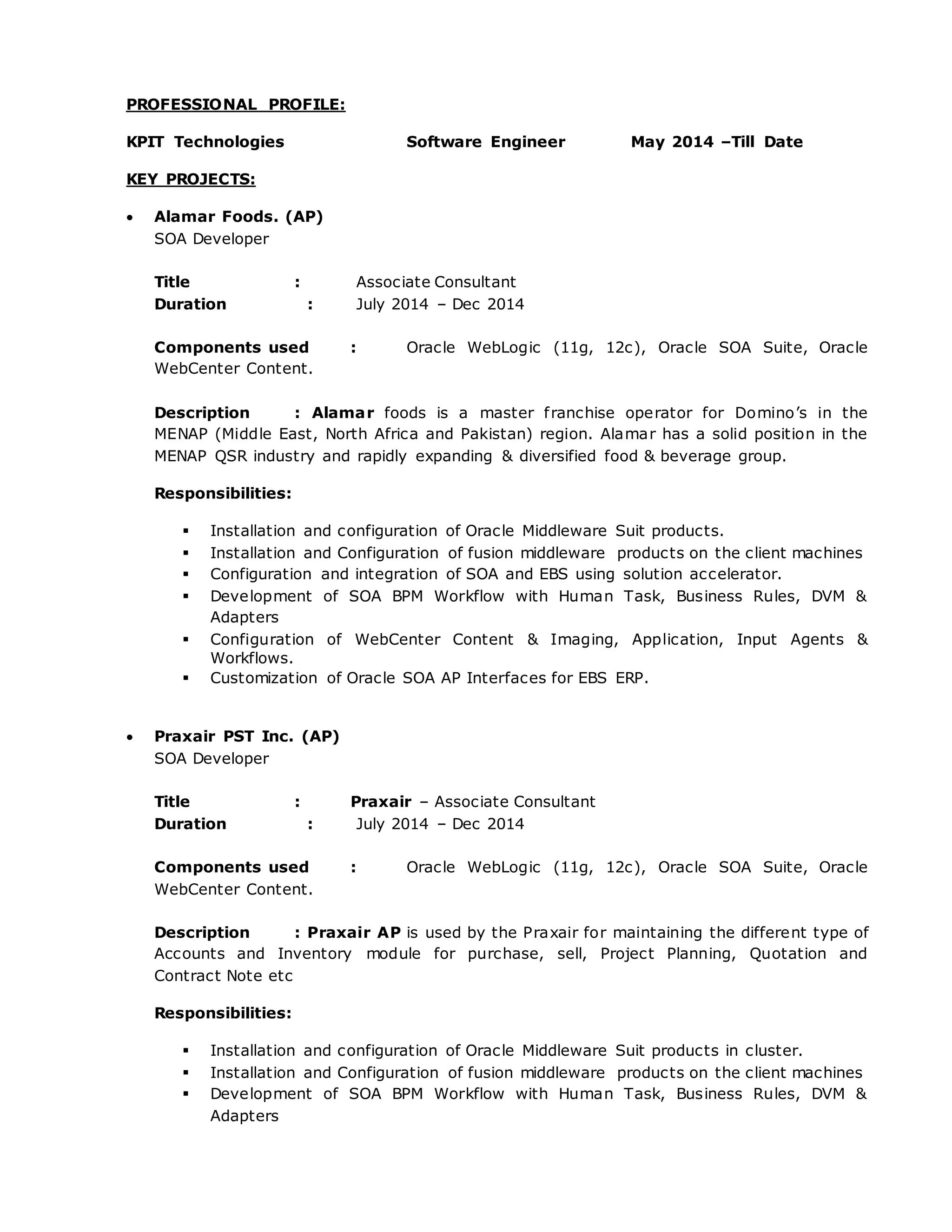 Dilip_SOA_OIM_Resume | DOCX