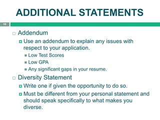 Tips for Law School Personal Statement | PPT