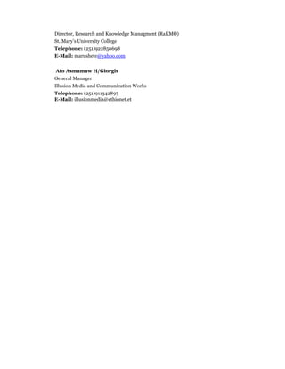 Resume(Befekadu Hailu) | PDF