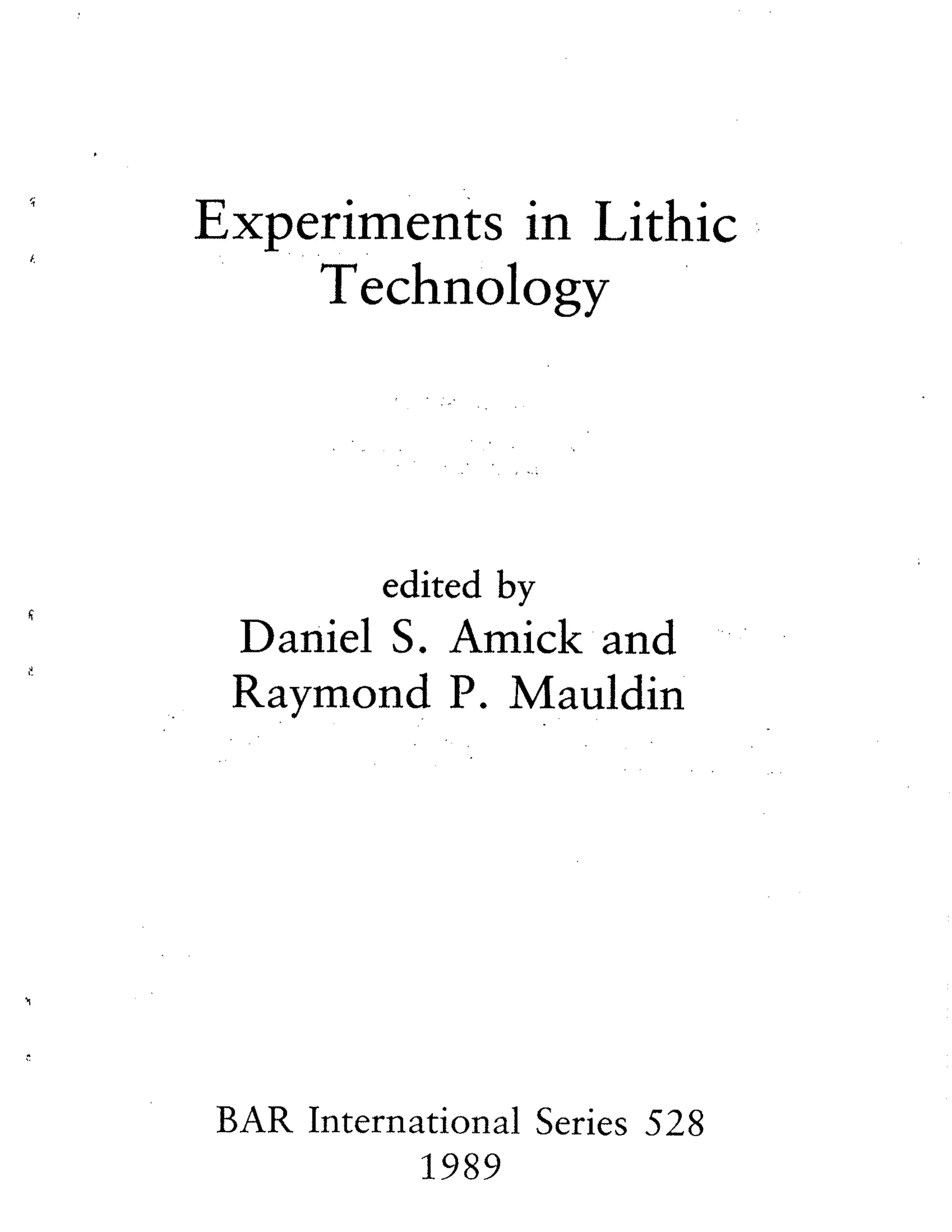 Magne Lithic Reduction Stages and Assemblage Formation Processes | PDF