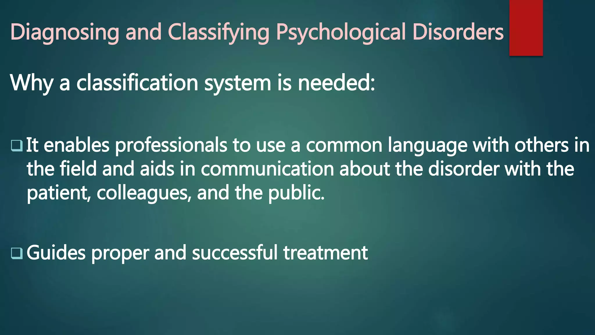 Introduction to Psychological Disorders | PPTX