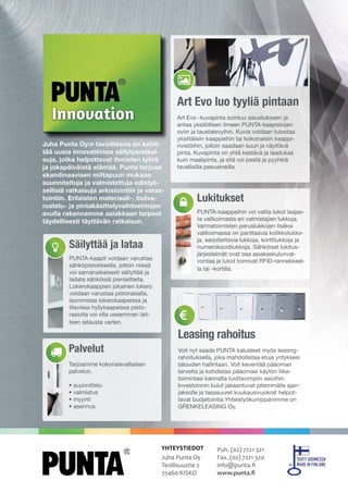 PUNTA Storage - Ratkaisut myymälöihin | PDF