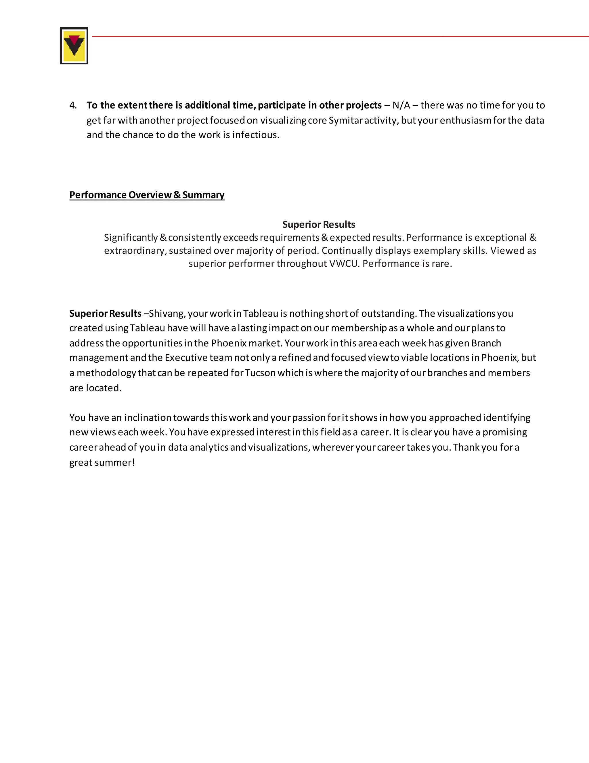 Internship Review SM | DOCX