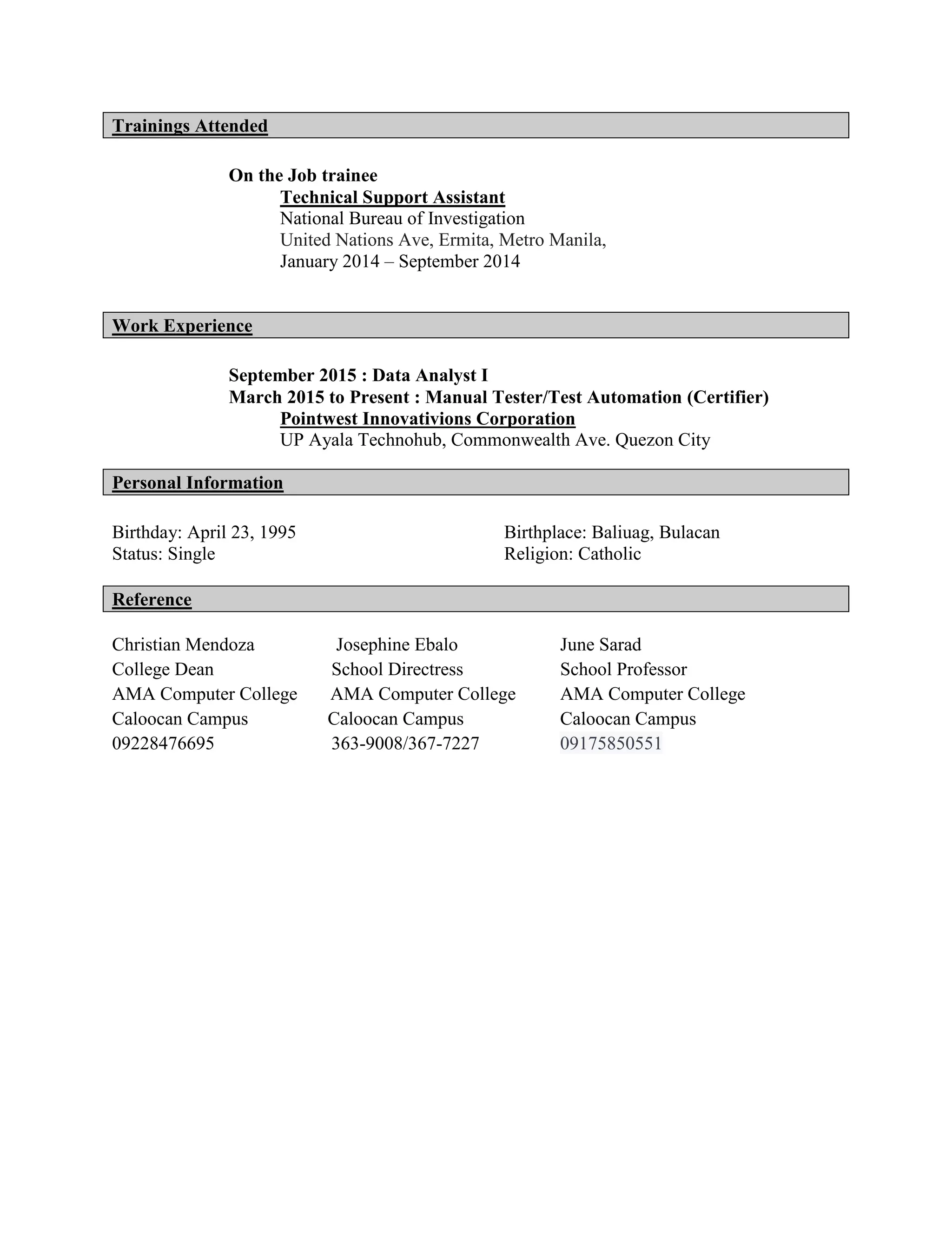 Julius Aninias | PDF