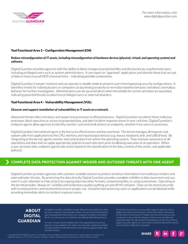 Digital Guardian and CDM | PDF | Operating Systems | Computer Software and Applications