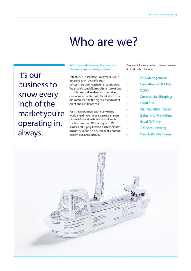 Faststream Brochure | PDF