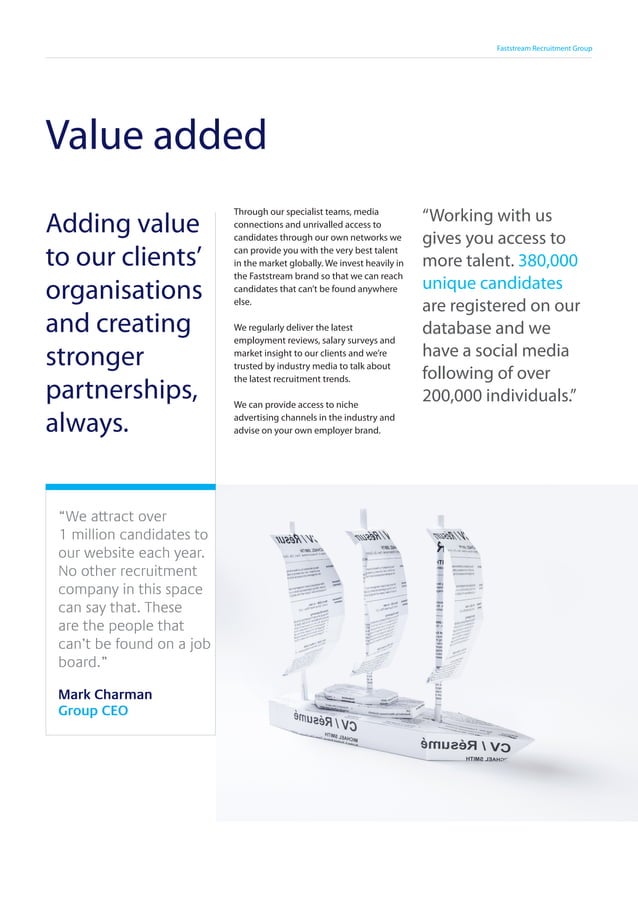 Faststream Brochure | PDF