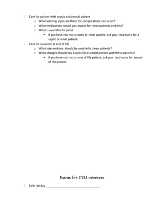 cvu orientation goals | PDF