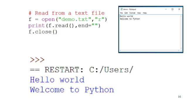 File Handling In Python Binary Filespptx