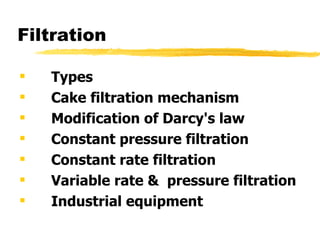 Particle Technology- Filtration | PPTX