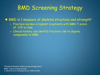 Fiorani Marco. La valutazione del rischio osteoporotico. ASMaD 2011 | PPTX