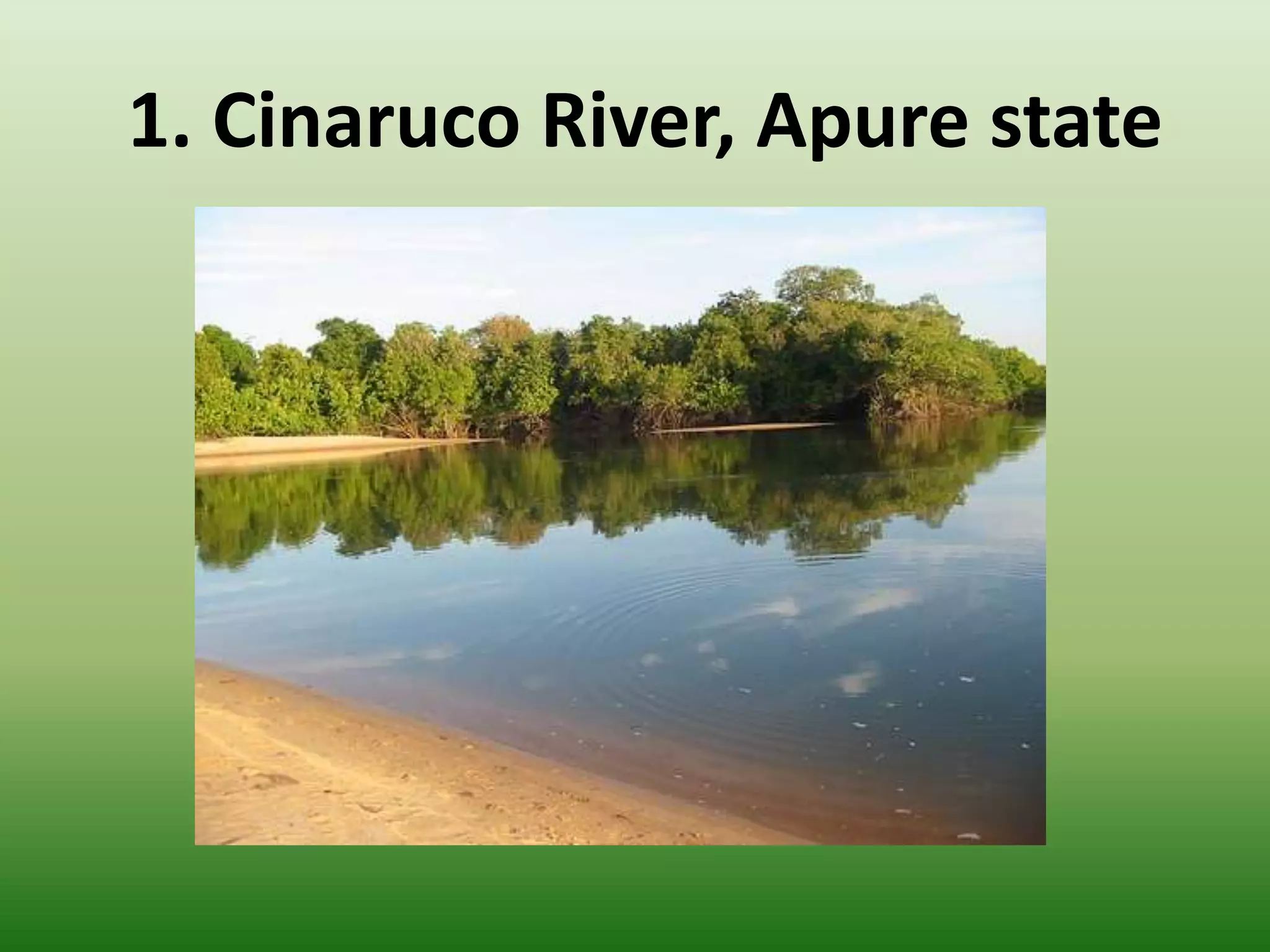 5 fishing rivers in Venezuela | PPTX