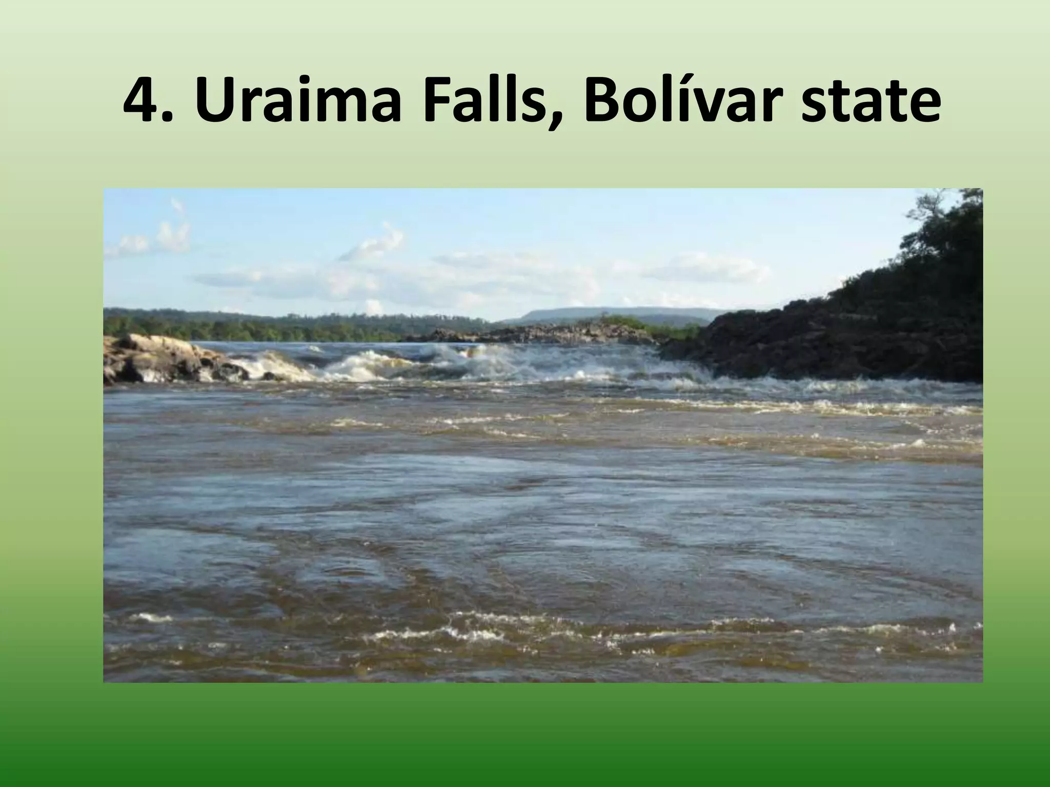 5 fishing rivers in Venezuela | PPTX