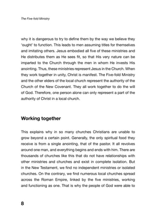 The Five-fold Ministry (english) | PDF