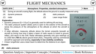 FM-Basics Topics Wise Solutions | Q & A | Flight Mechanics | GATE ...