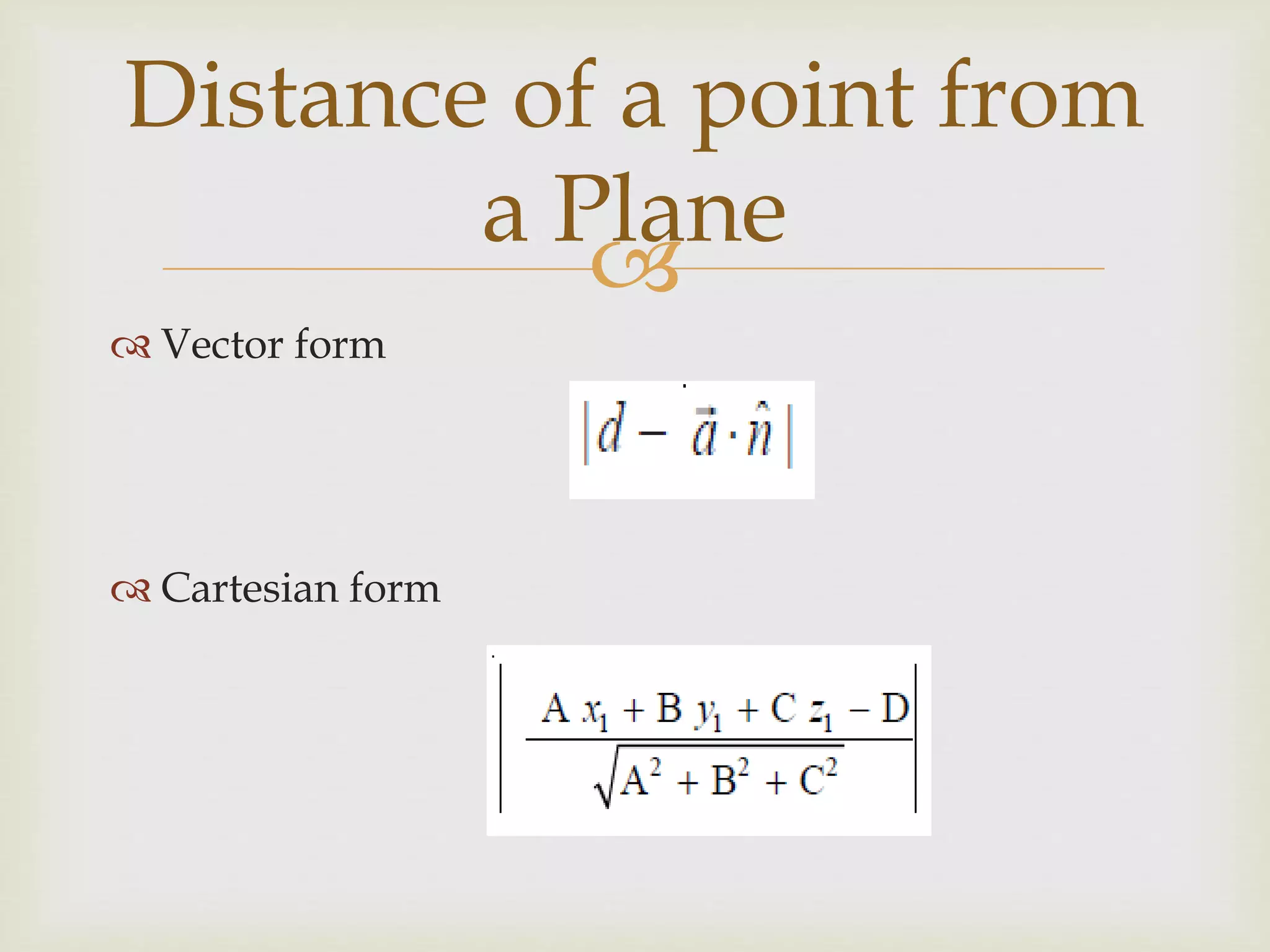 Three dimensional geometry | PPTX