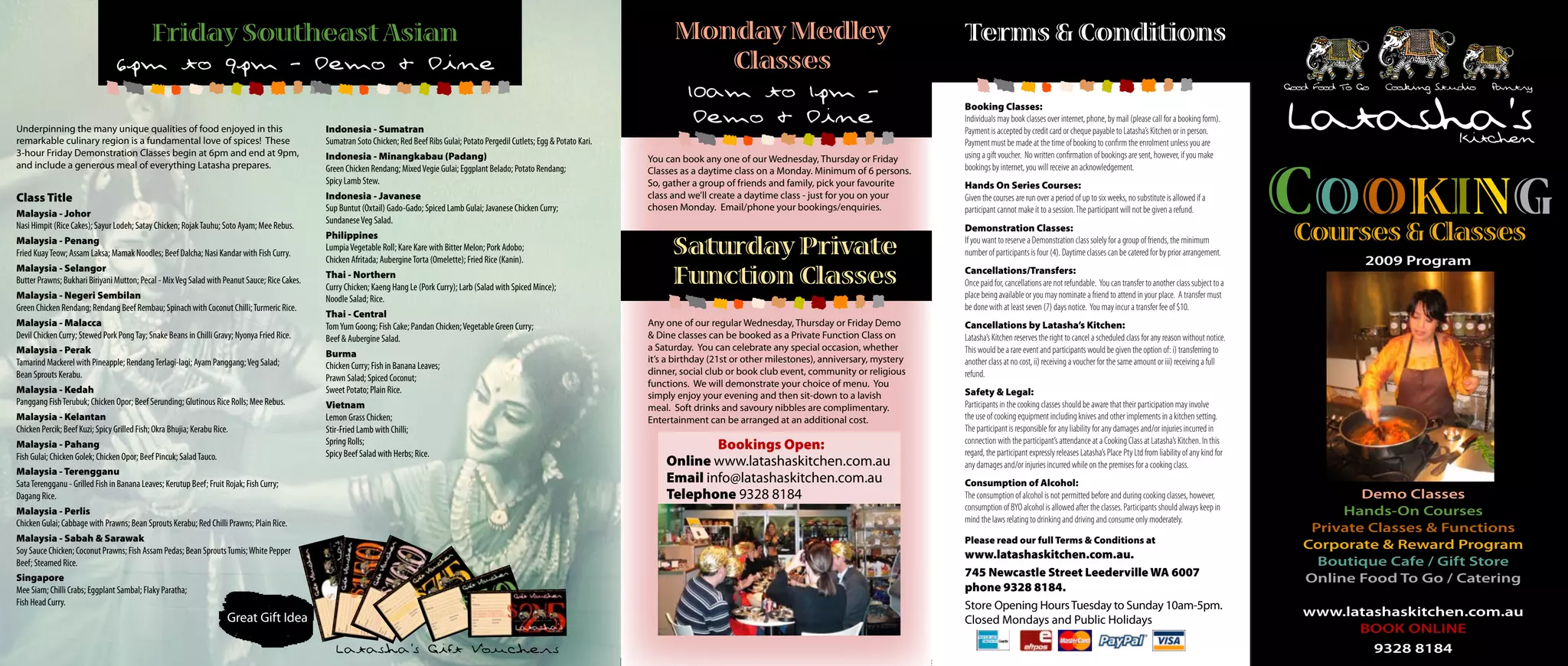 5 Fold Cooking Class Brochure | PDF