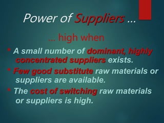 Porter's 5 forces model | PPT