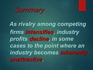 Porter's 5 forces model | PPT