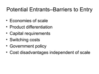 5 forces model | PPT